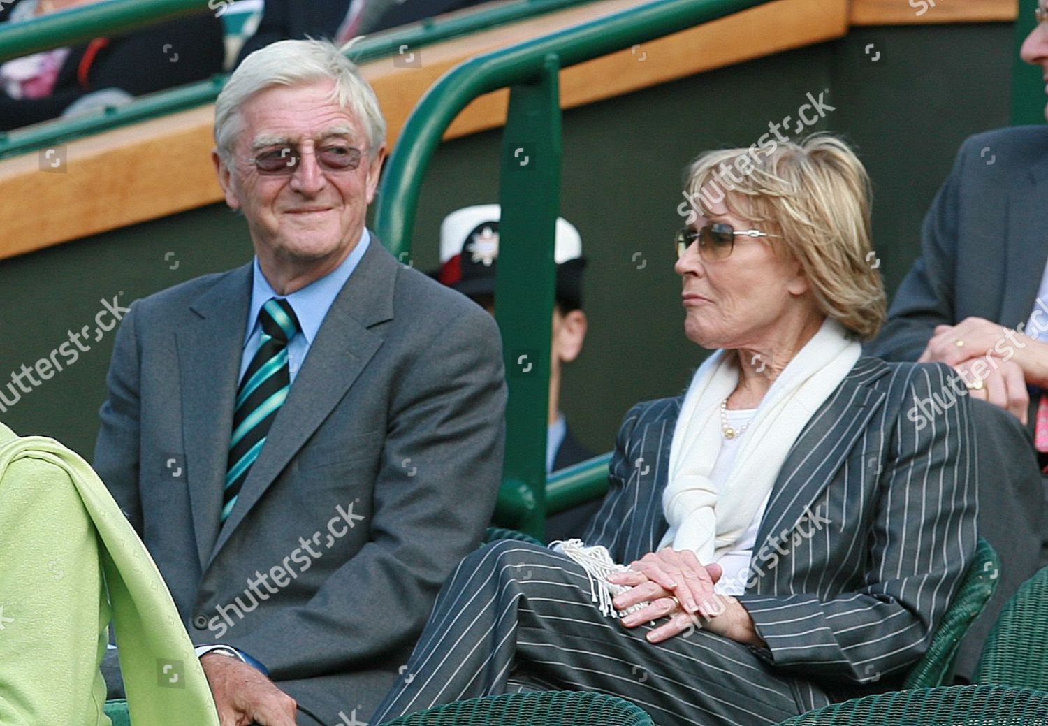 Television Presenter Michael Parkinson Wife Mary Editorial Stock Photo ...