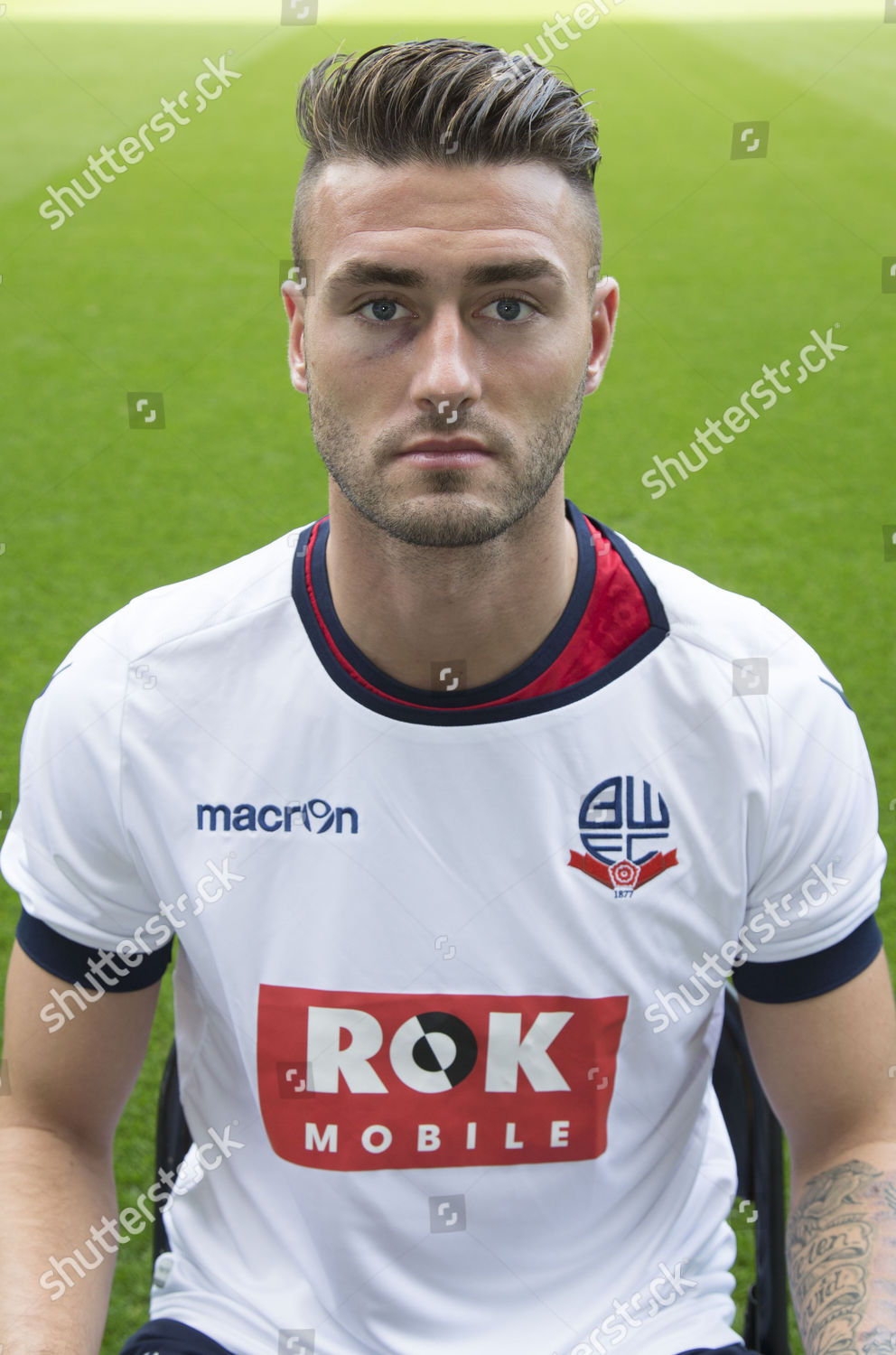 Bolton Wanderers Gary Madine During Bolton Editorial Stock Photo ...