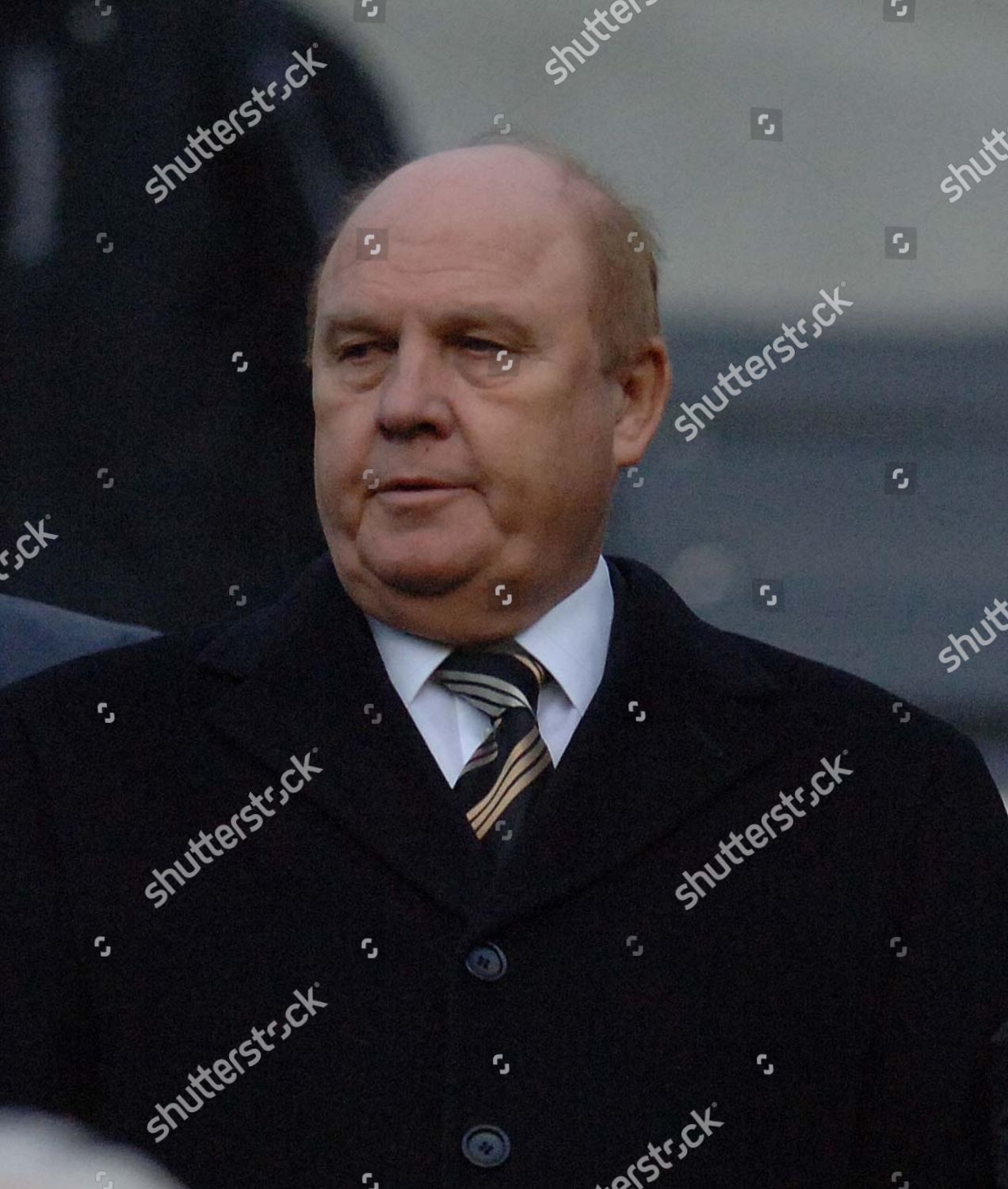 Newcastle United Chairman Freddie Shepherd Looks Editorial Stock Photo ...