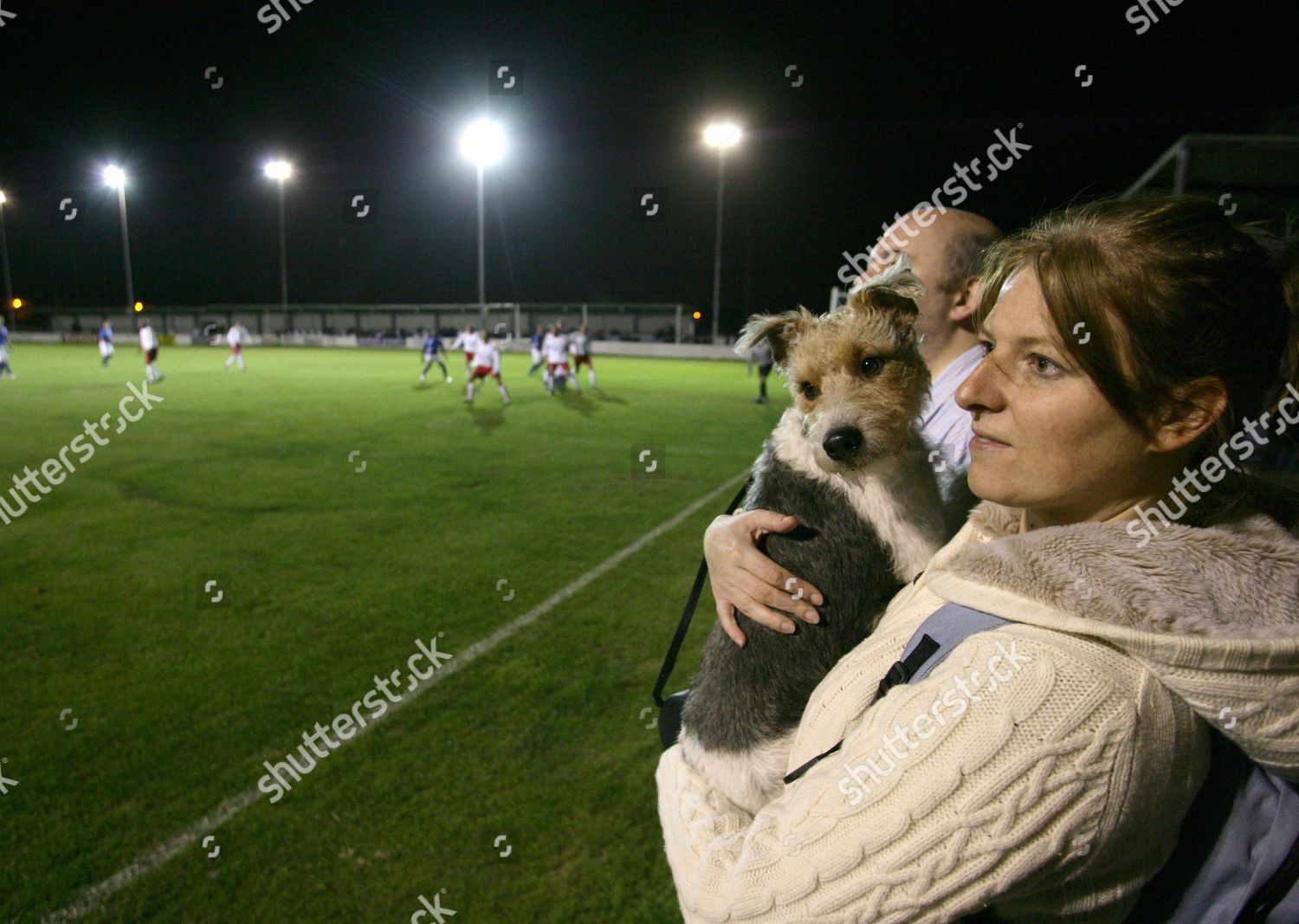Billericay Town Fan Her Dog Watch Editorial Stock Photo - Stock Image ...