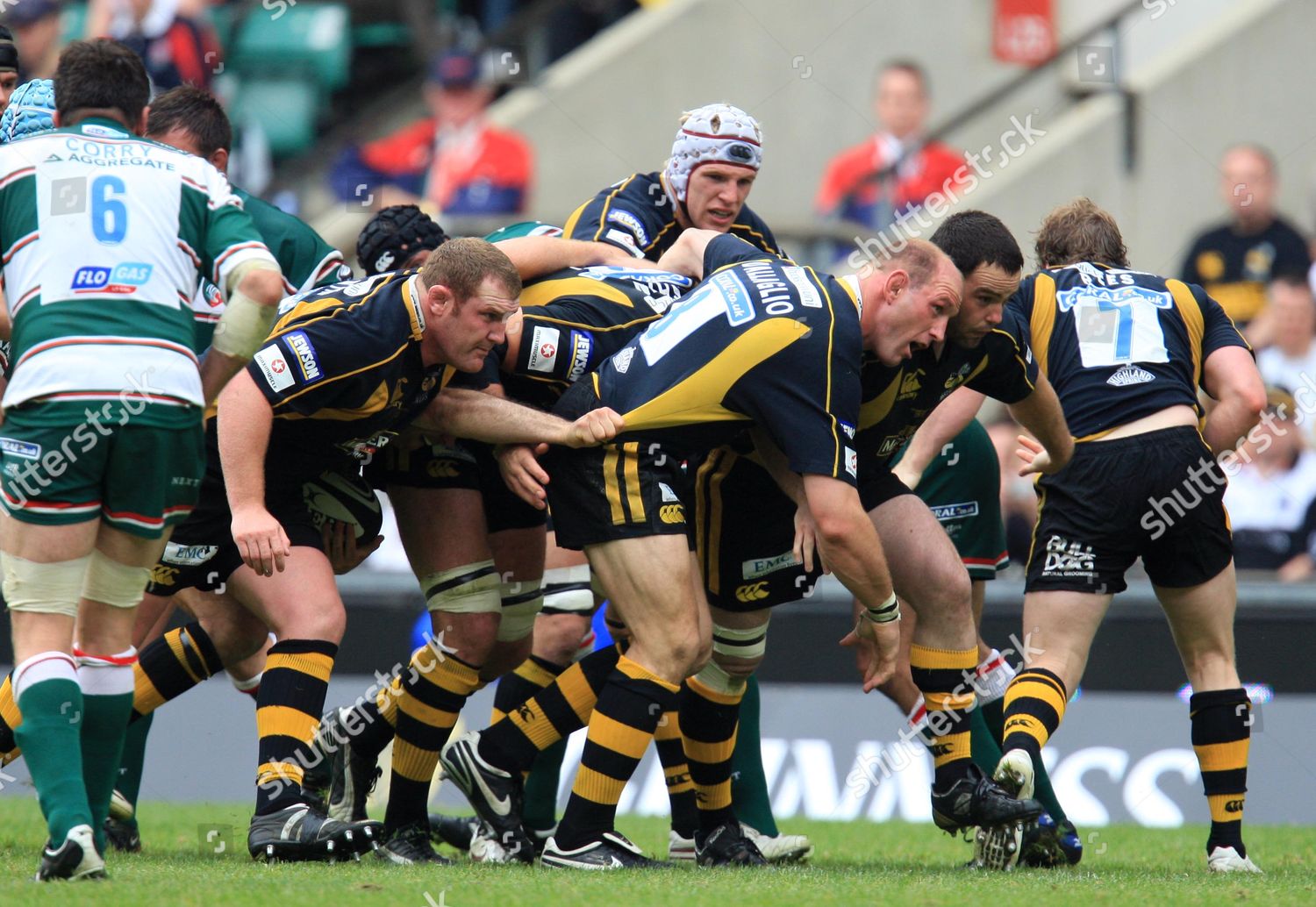 Lawrence Dallaglio Wasps Leads Rolling Maul Editorial Stock Photo ...
