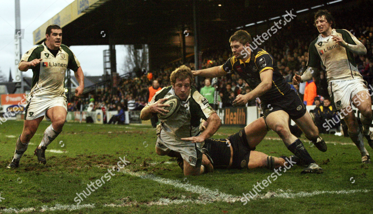David Paice London Irish Dives Score Editorial Stock Photo - Stock ...