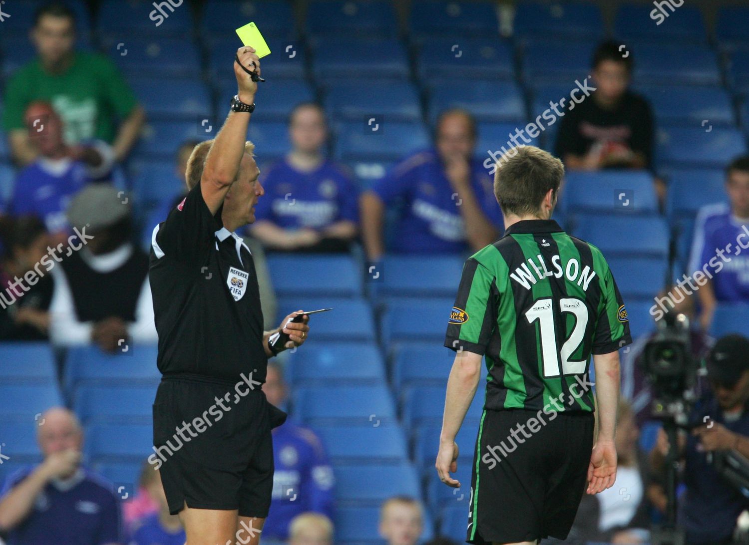 Referee Graham Poll Shows His First Editorial Stock Photo - Stock Image ...