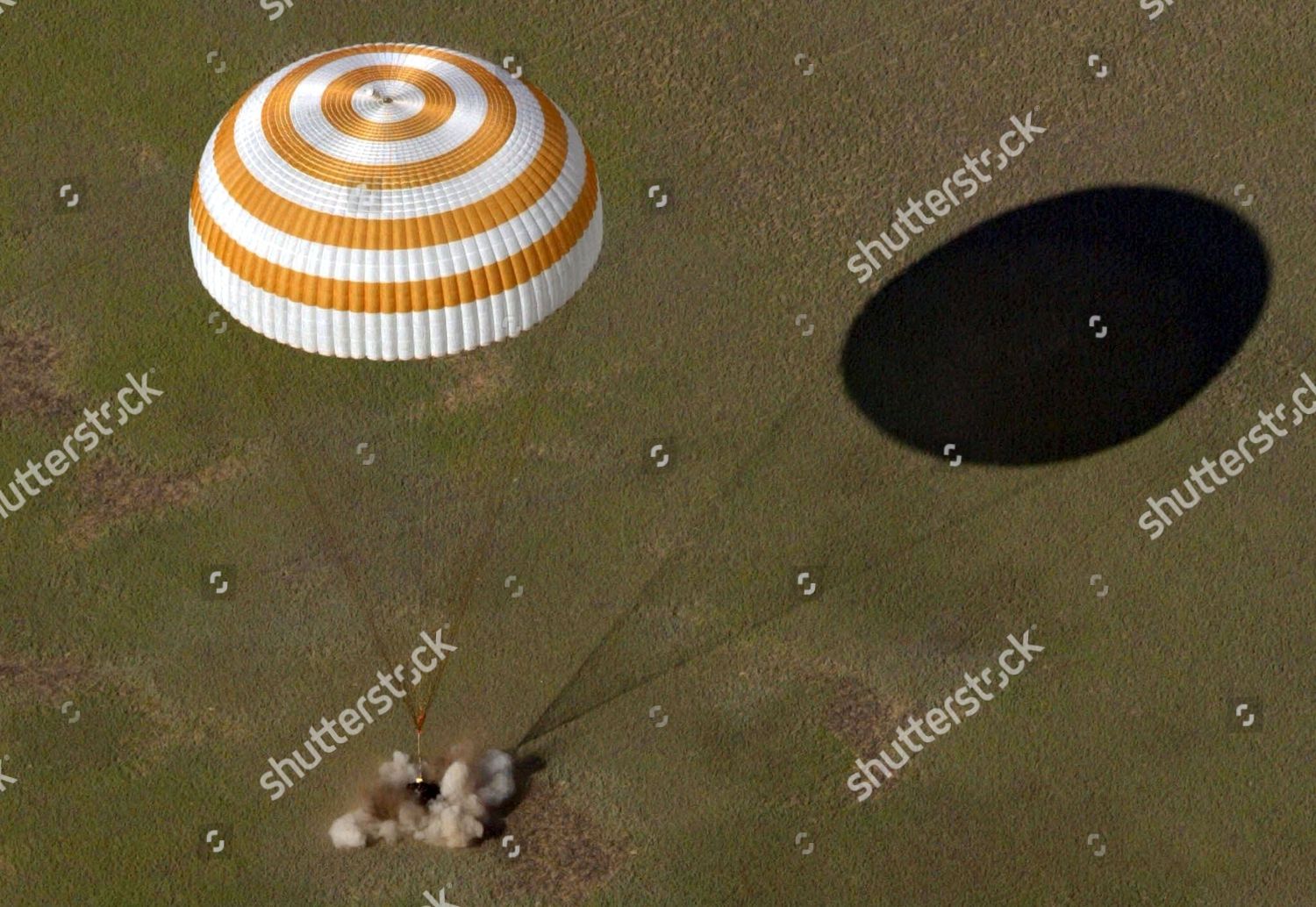 Arkalyk Kazakhstan Landing Capsule Soyuz Space Editorial Stock Photo ...
