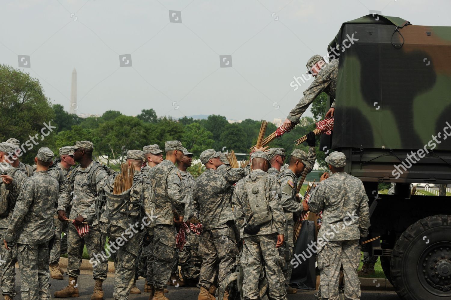 Soldiers 3rd Us Infantry Regiment Old Editorial Stock Photo - Stock ...