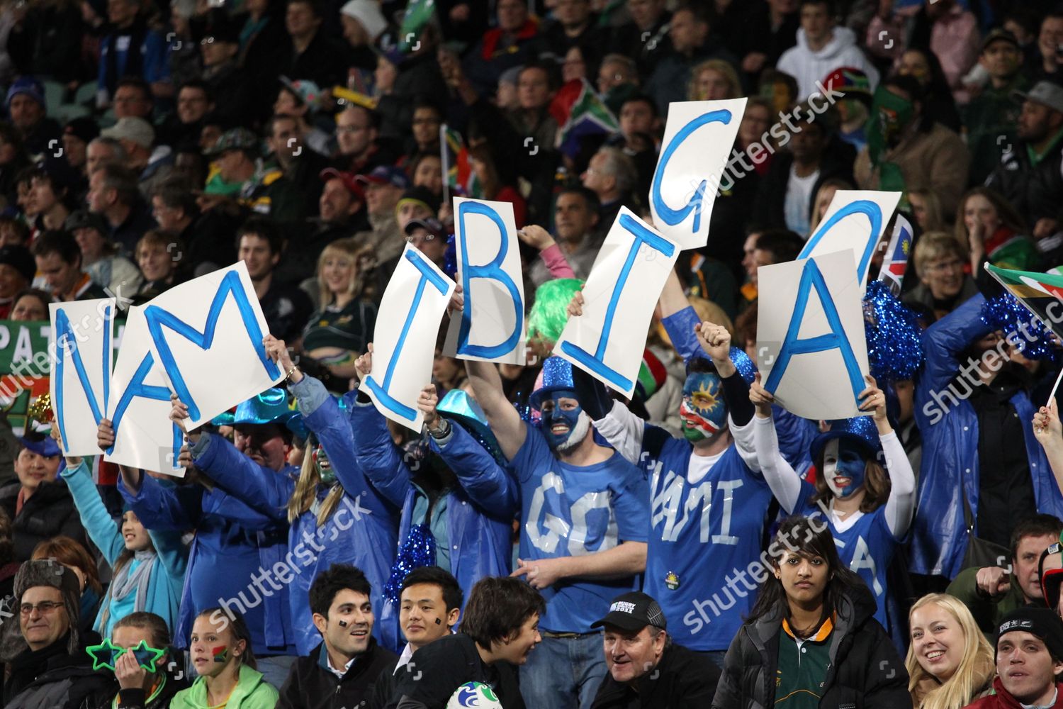 Namibia Fans Enjoy Prematch Build Prior Editorial Stock Photo - Stock ...