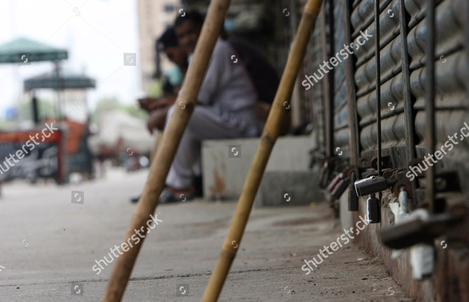 View Locked Shutters During Shutterdown Strike Editorial Stock Photo ...