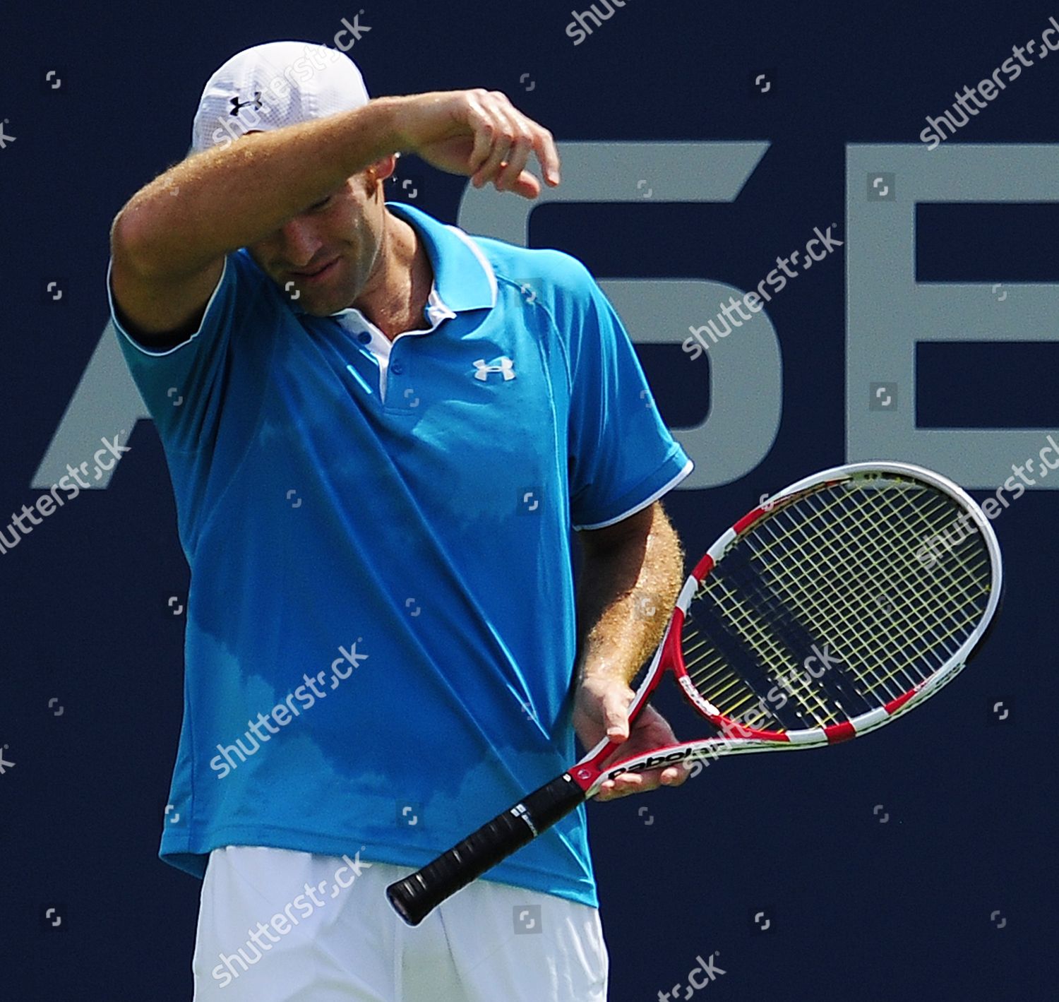 Robby Ginepri Us Reacts He Plays Editorial Stock Photo - Stock Image ...