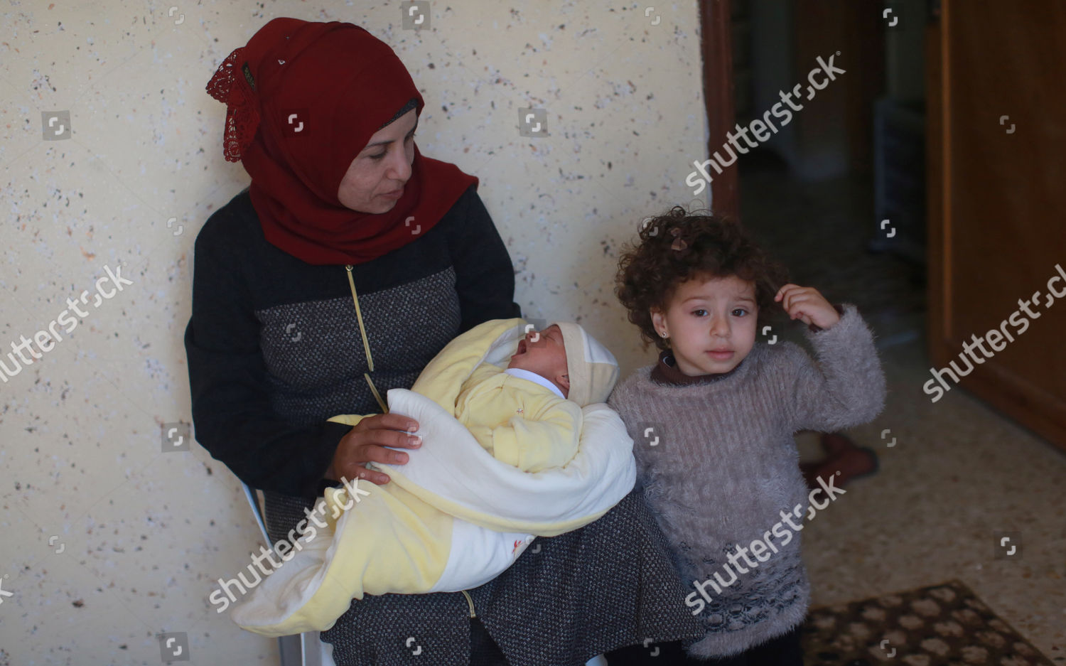 PALESTINIAN MOTHER SAMIRA NIMR HOLDS HER Editorial Stock Photo - Stock ...