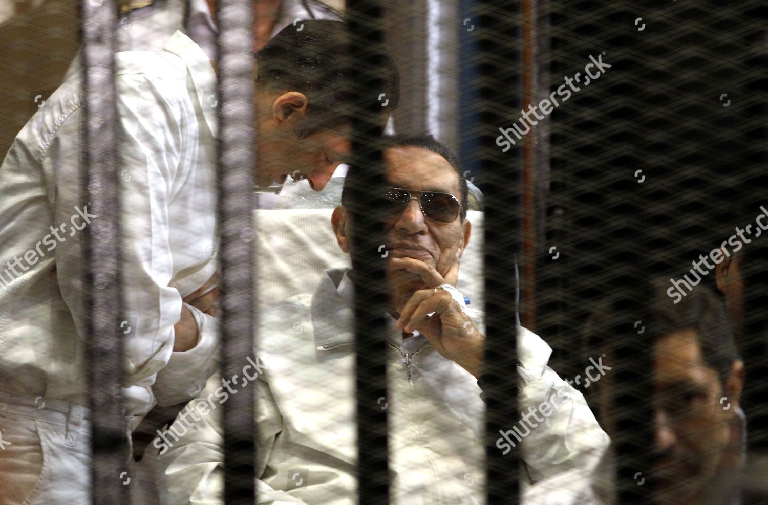 Gamal Mubarak L Brother Alaa Mubarak Editorial Stock Photo - Stock ...