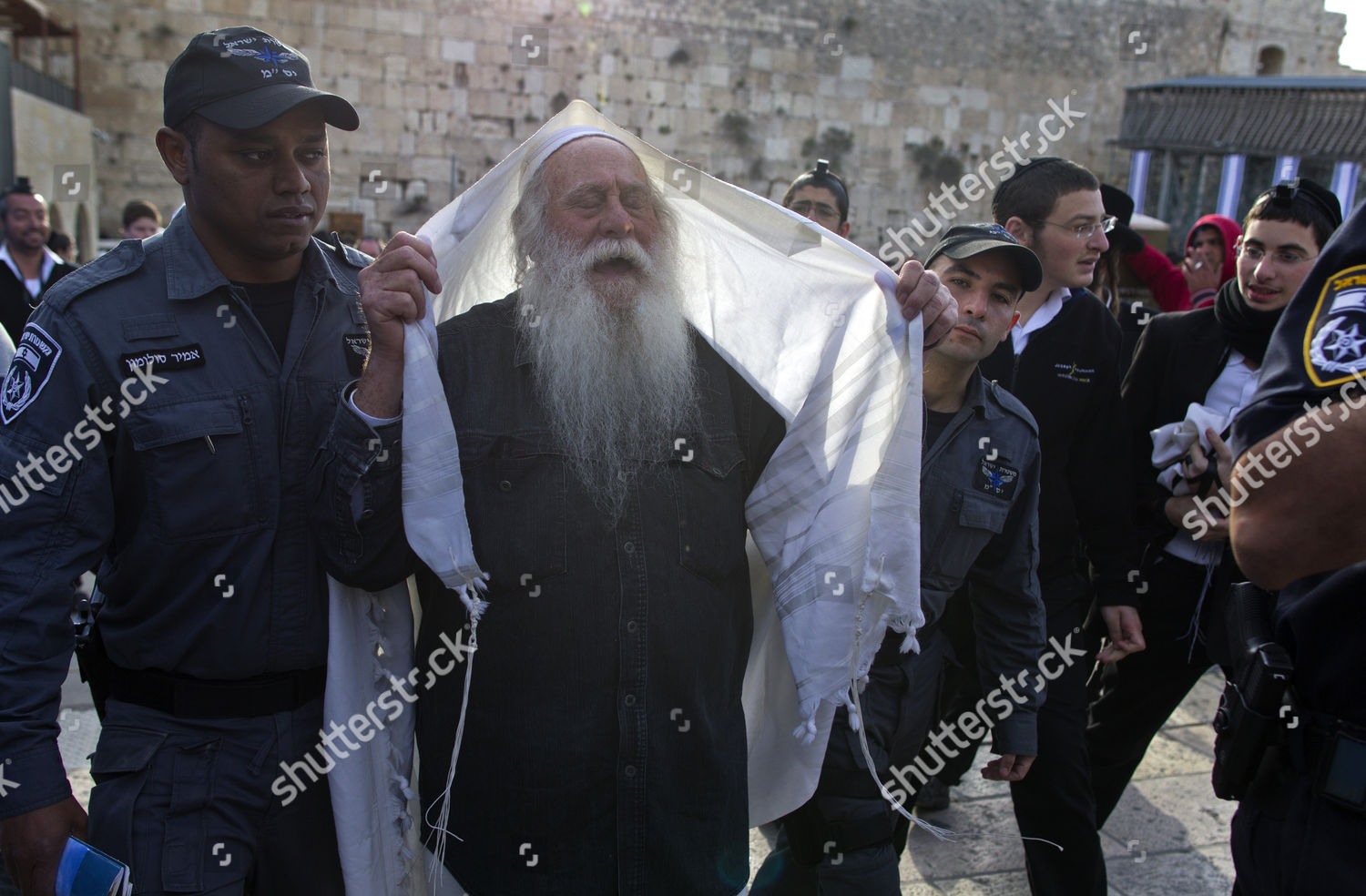 Religious Israeli Man His Prayer Shawl Editorial Stock Photo - Stock ...