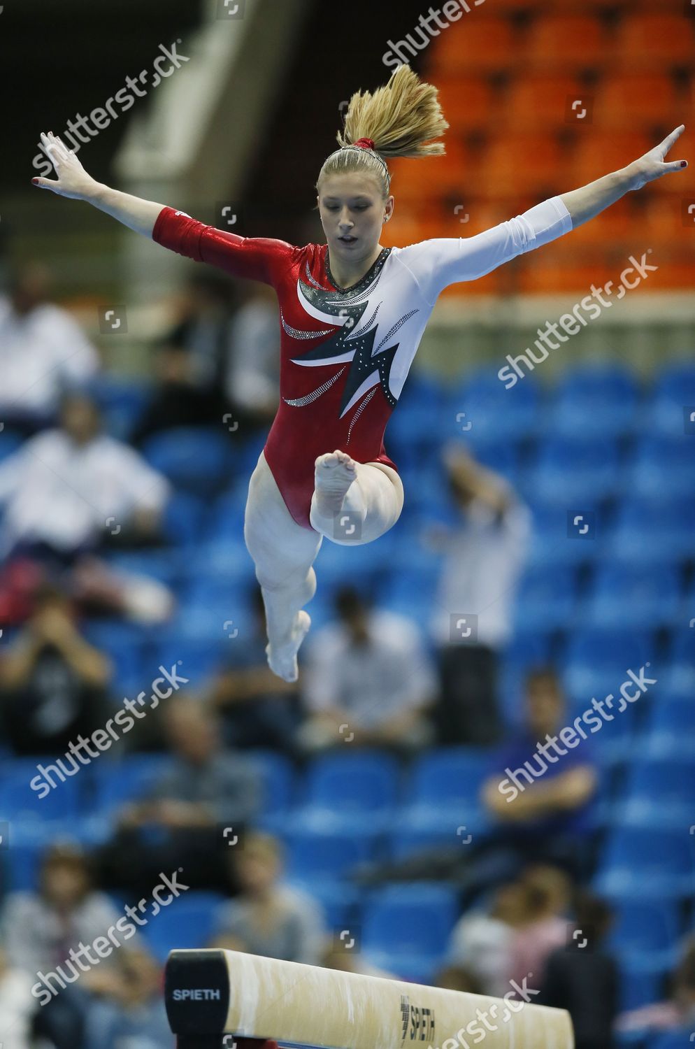 Lisa Ecker Austria Competes On Balance Editorial Stock Photo - Stock ...