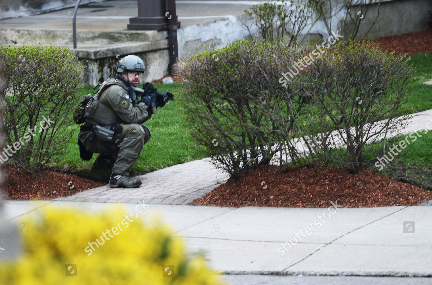 Fbi Swat Team Surrounds Home While Editorial Stock Photo - Stock Image ...