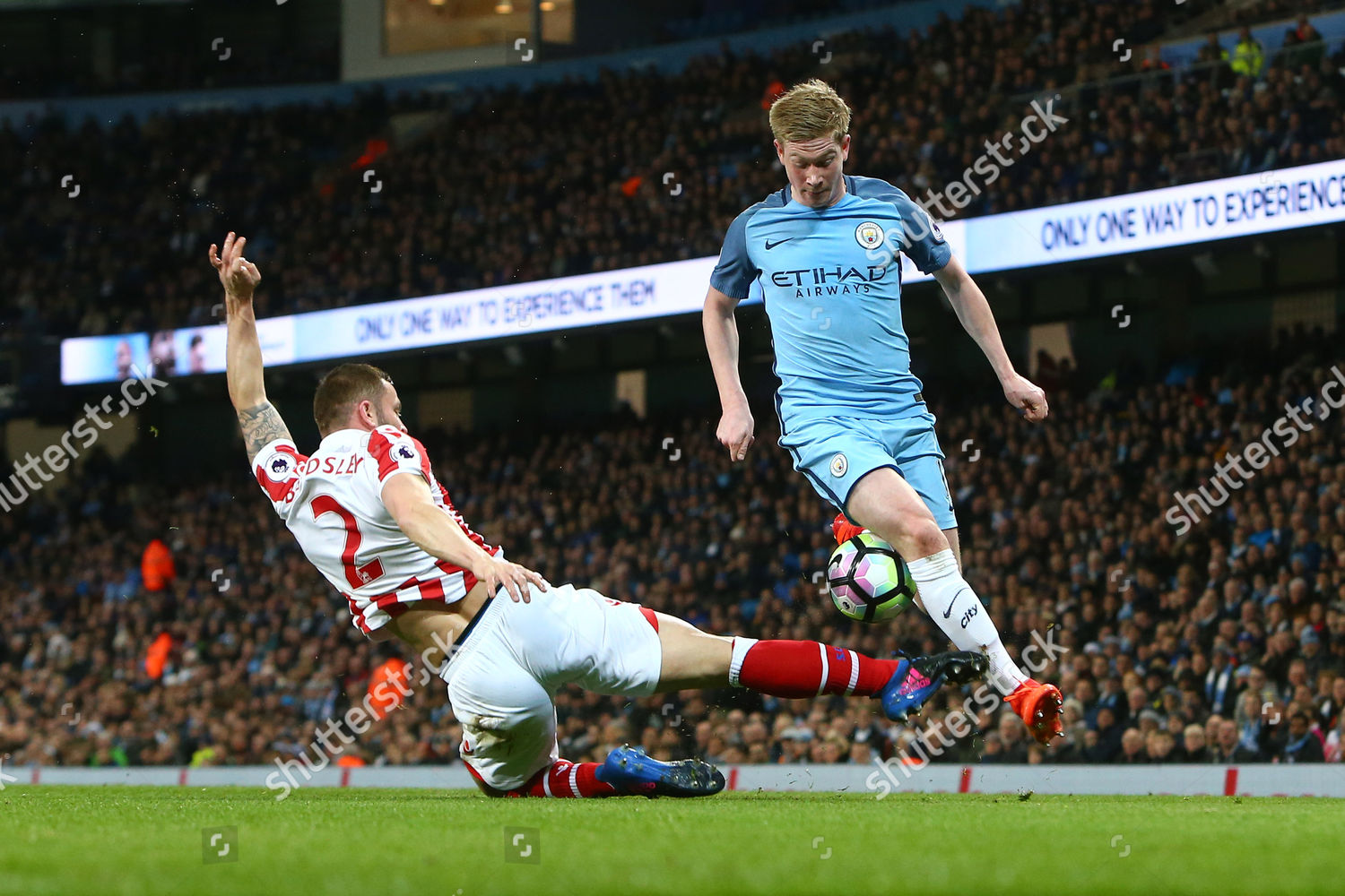 Phil Bardsley Tackles Kevin De Bruyne Editorial Stock Photo - Stock ...