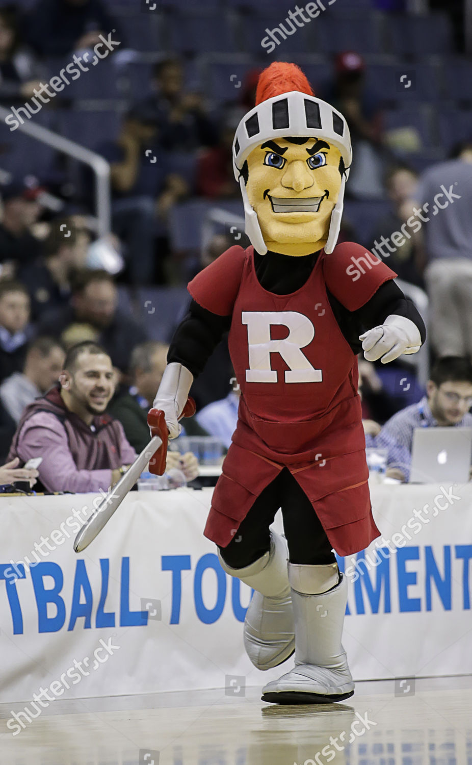 Rutgers Scarlet Knight Mascot During Big Editorial Stock Photo - Stock ...