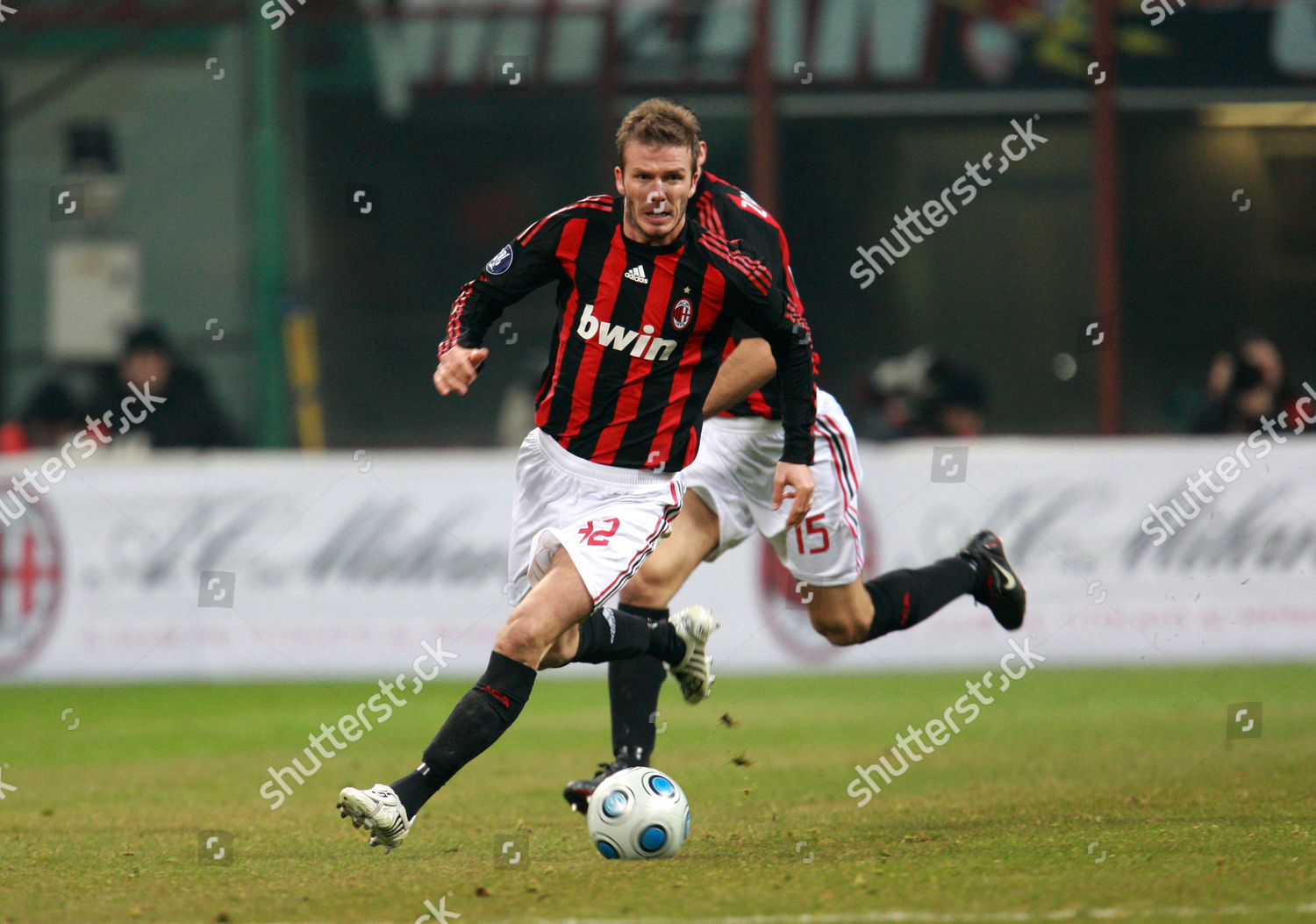 David Beckham Ac Milan Italy Milan Editorial Stock Photo - Stock Image ...