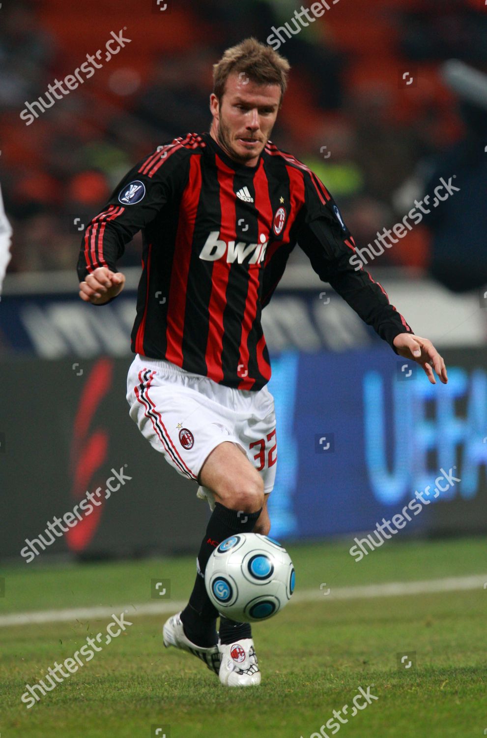 David Beckham Ac Milan Italy Milan Editorial Stock Photo - Stock Image ...