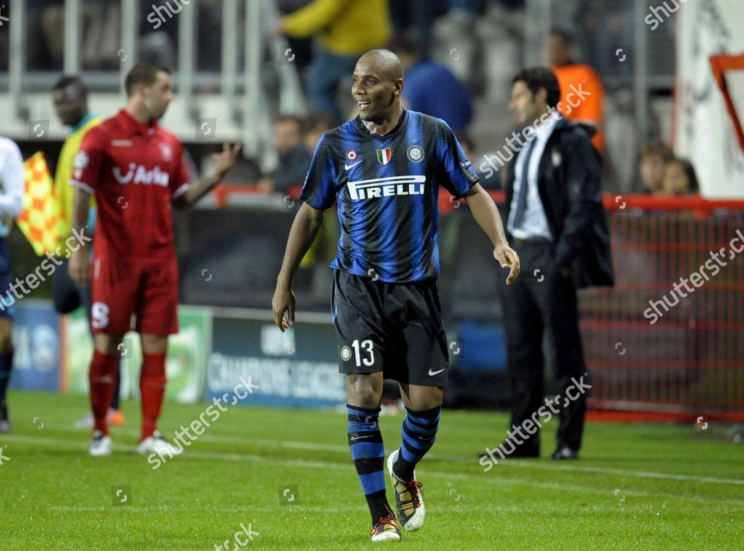 Maicon Inter Milan Netherlands Enschede Editorial Stock Photo - Stock ...