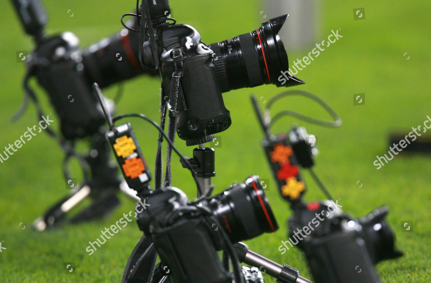 Remote Cameras Set Behind Goal Editorial Stock Photo - Stock Image ...