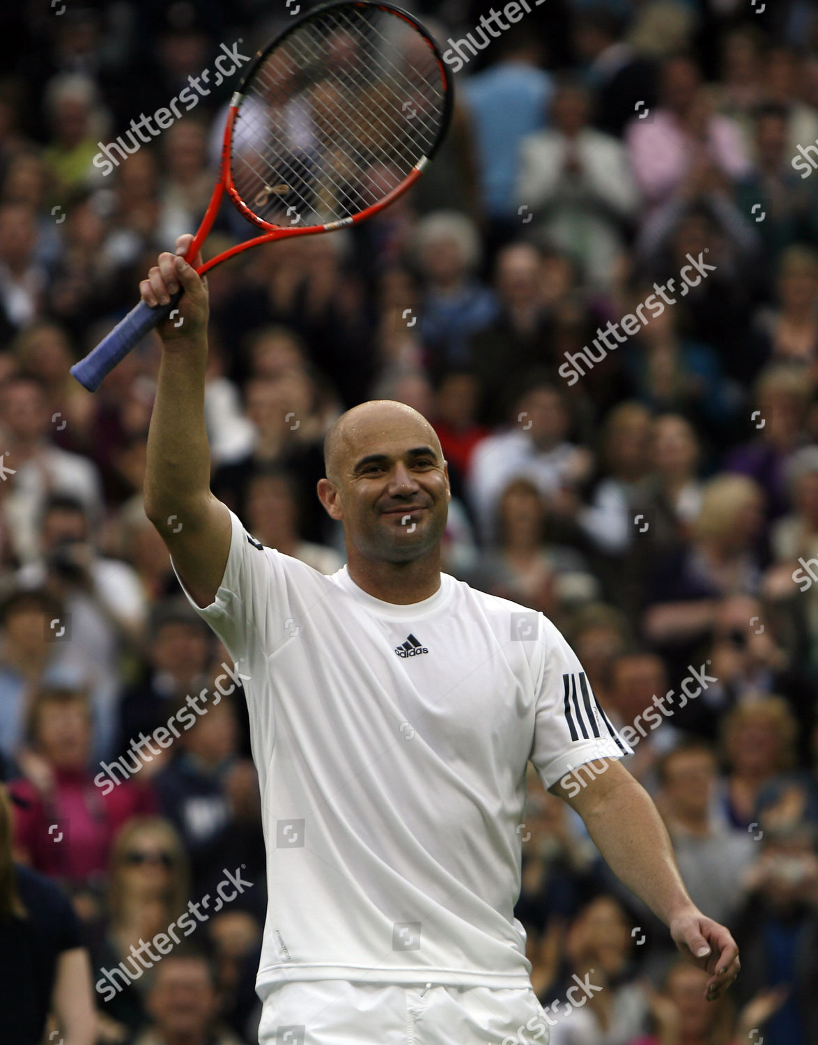 Andre Agassi Waves Crowd United Kingdom Editorial Stock Photo - Stock ... Andre Agassi Waves Crowd United Kingdom Editorial Stock Photo - Stock ...
