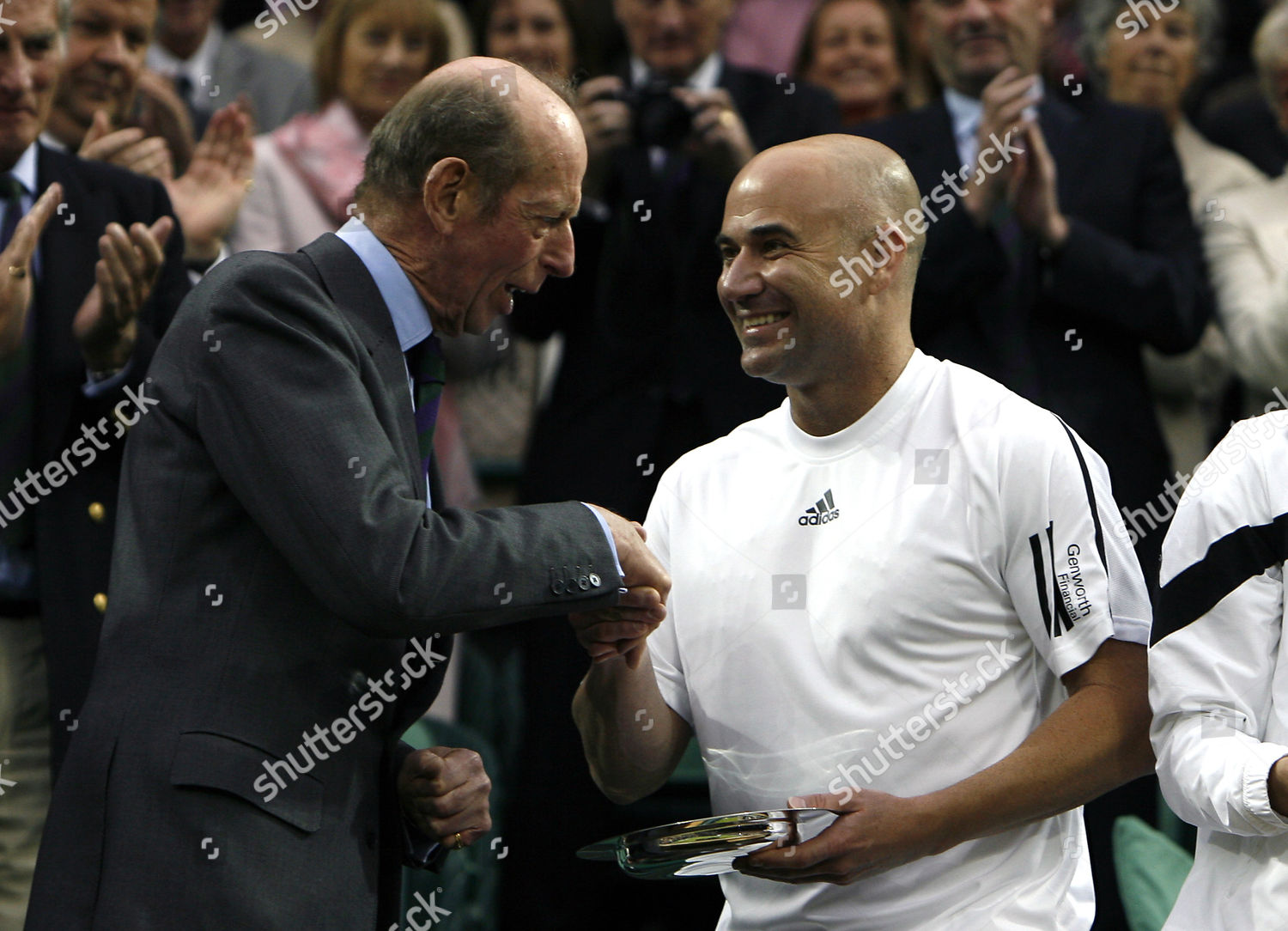 Andre Agassi Receives Commemorative Plates Prince Editorial Stock Photo ...