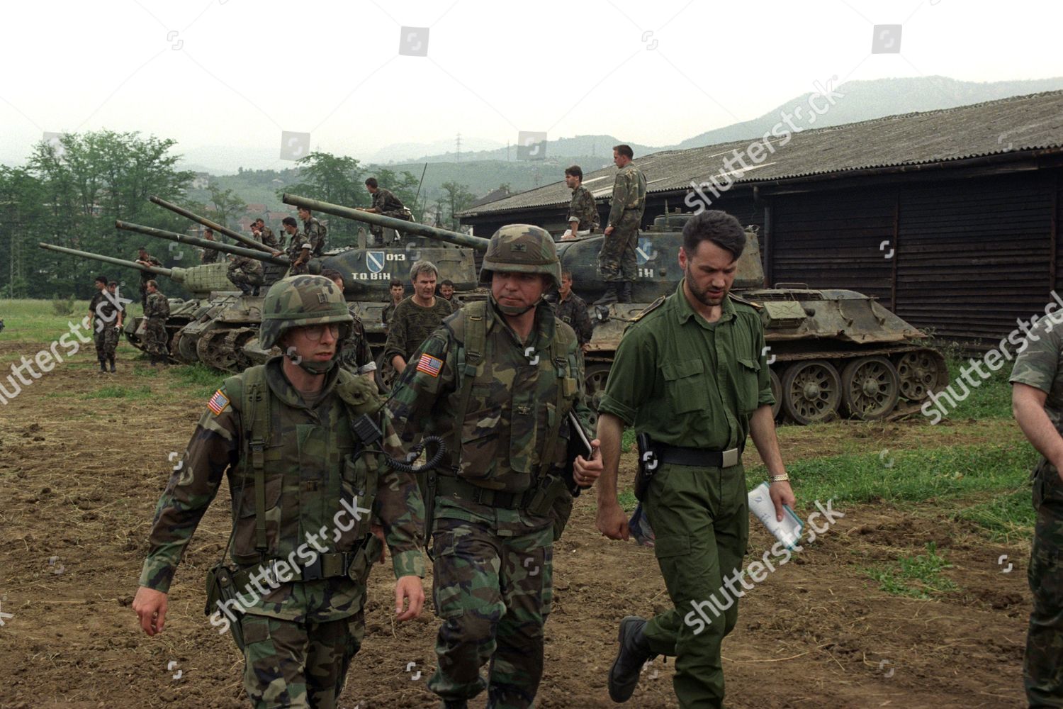 Group Soldiers Natoled Ifor Implementation Force Editorial Stock Photo ...