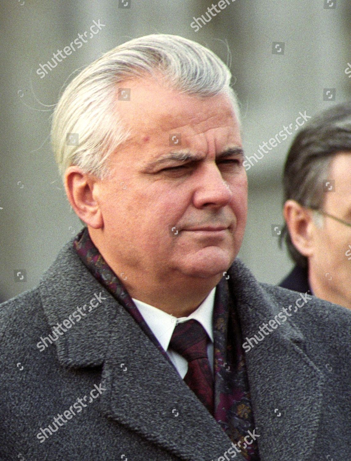 Ukrainian President Leonid Kravchuk Takes Part Editorial Stock Photo ...