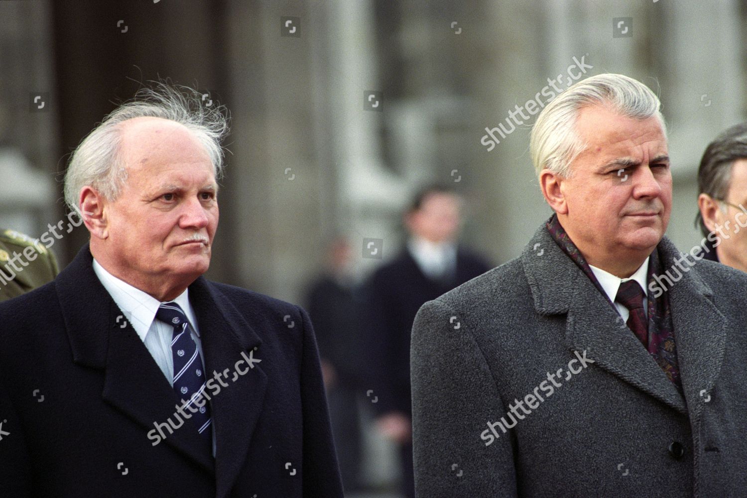 Ukrainian President Leonid Kravchuk R His Editorial Stock Photo - Stock ...
