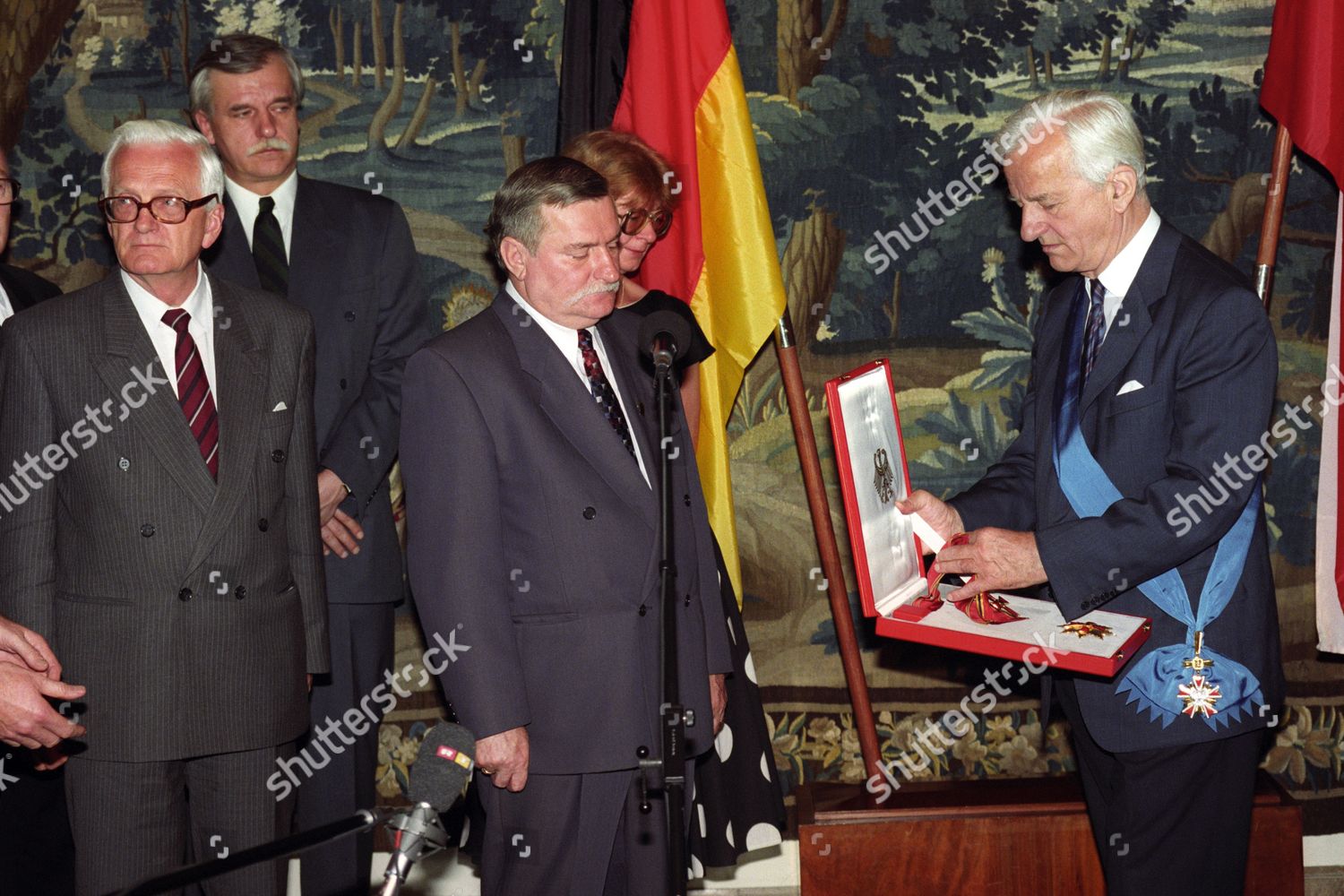 German President Richard Von Weizsaecker R Editorial Stock Photo ...