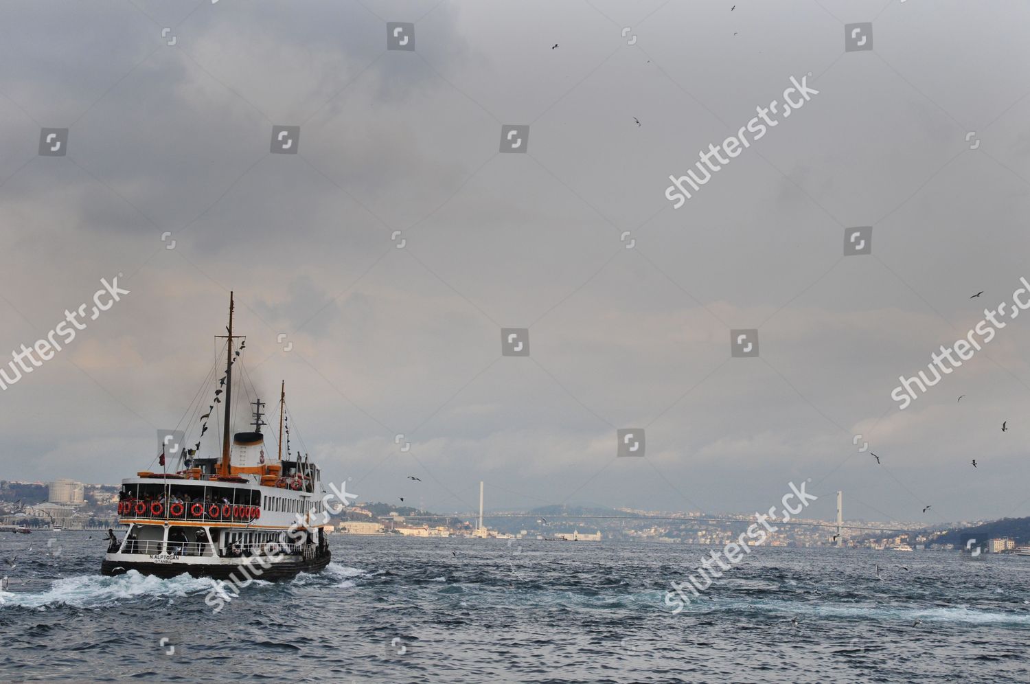 One Ferries That Run Between European Editorial Stock Photo - Stock ...