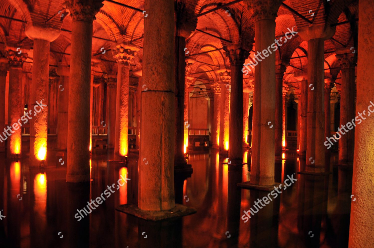 Basilica Cistern Istanbulturkey Editorial Stock Photo - Stock Image ...