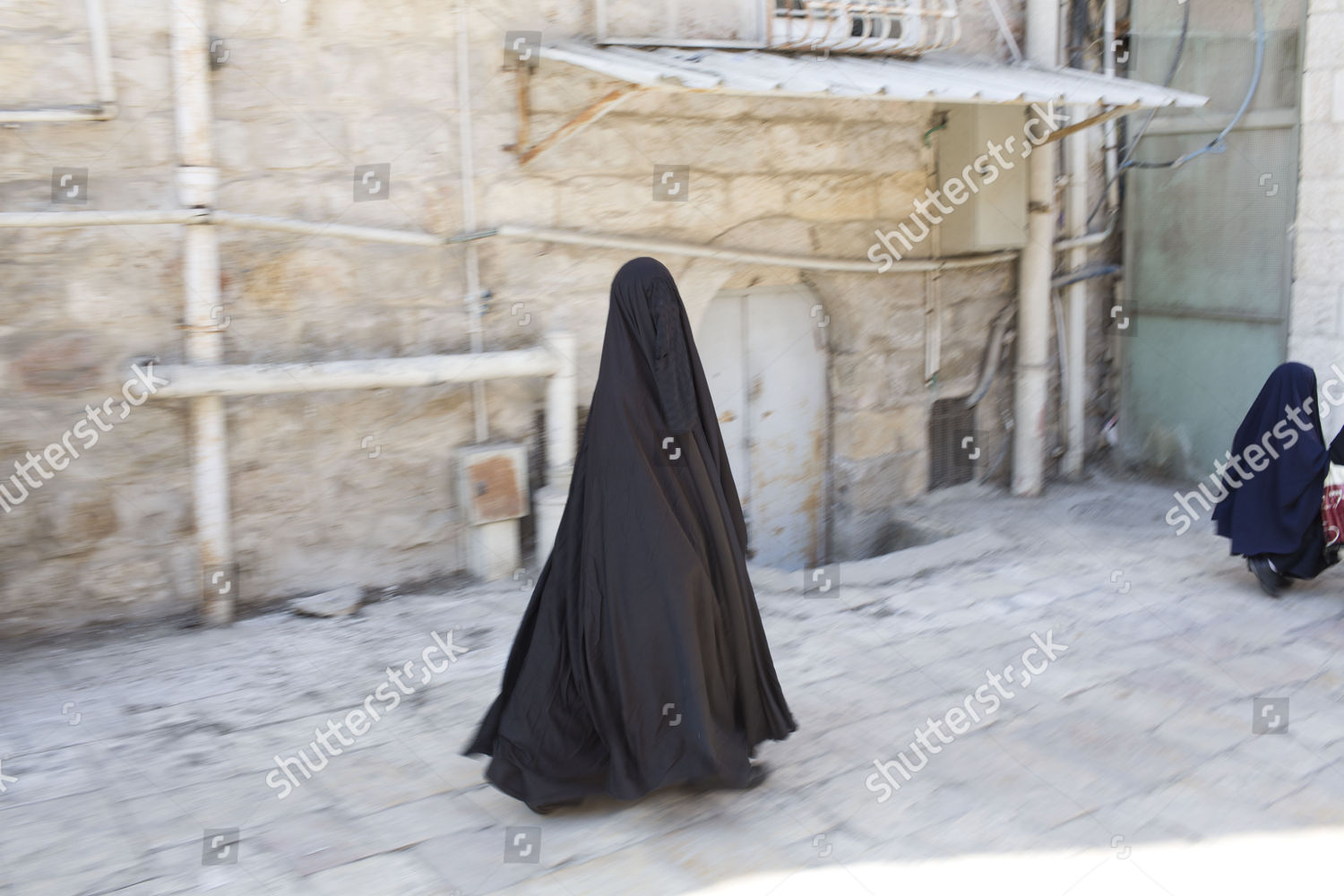 Ultra Orthodox Jewish Women Haredi Burqa Editorial Stock Photo - Stock ...