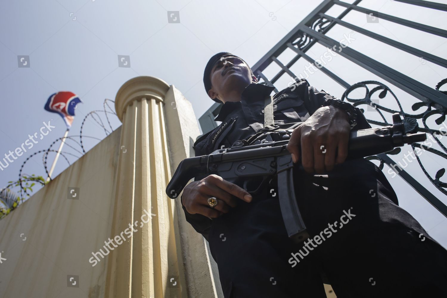 Armed Royal Malaysia Police Rmp Officer Editorial Stock Photo - Stock ...