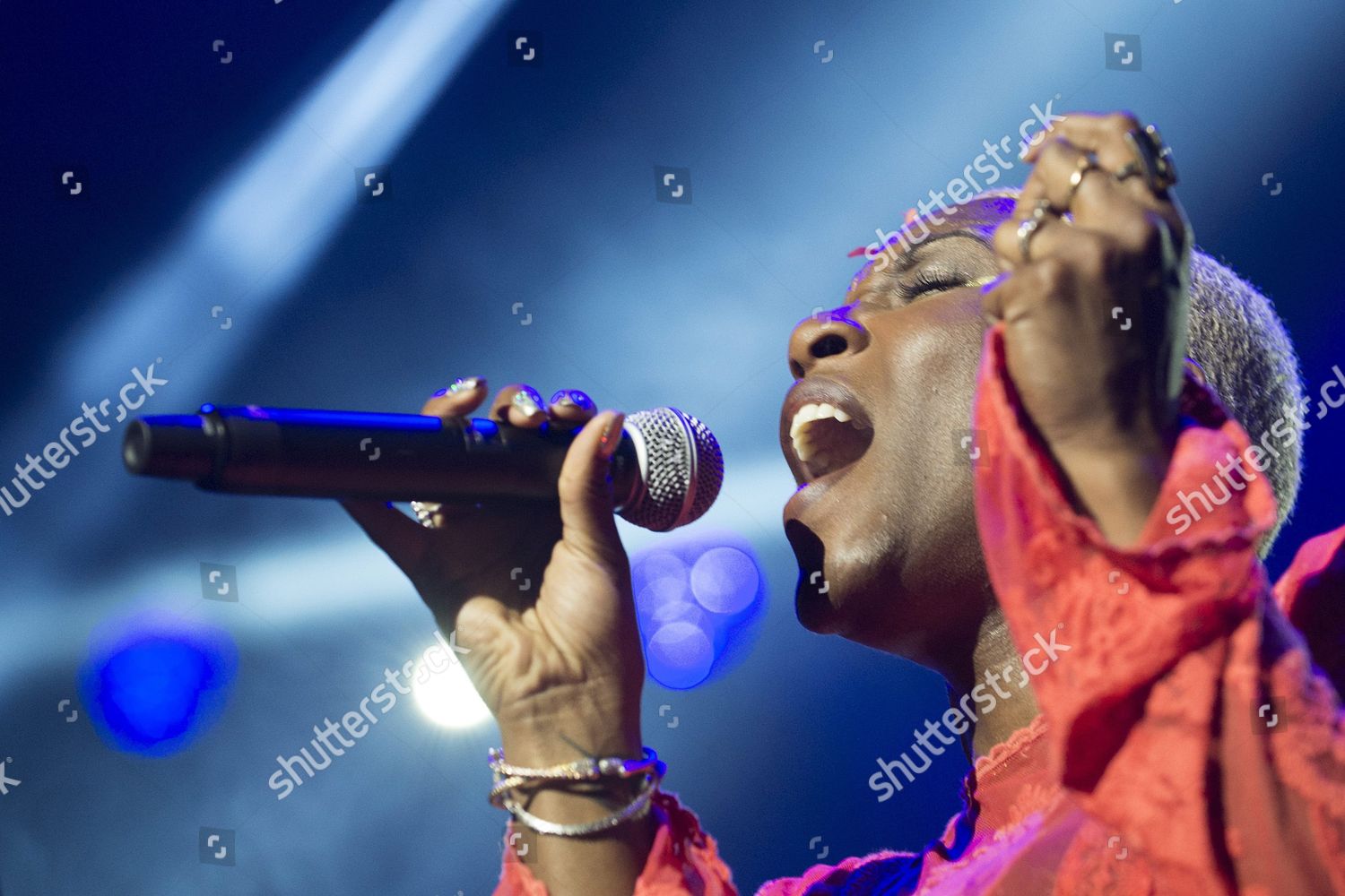 Us Singer Liv Warfield Performs Band Editorial Stock Photo - Stock ...