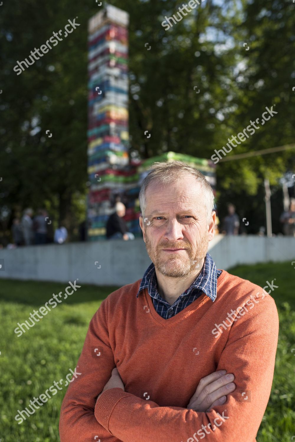 German Artist Thomas Kilpper Poses Front Editorial Stock Photo - Stock ...
