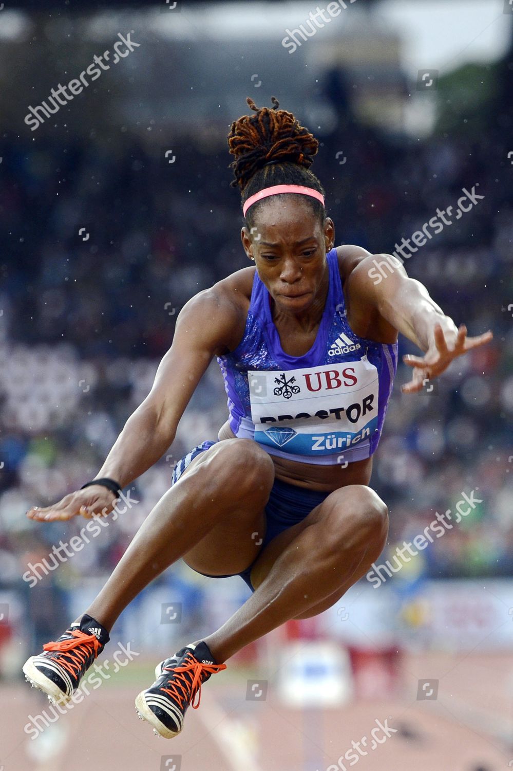 Shara Proctor Britain Competes Womens Long Editorial Stock Photo ...