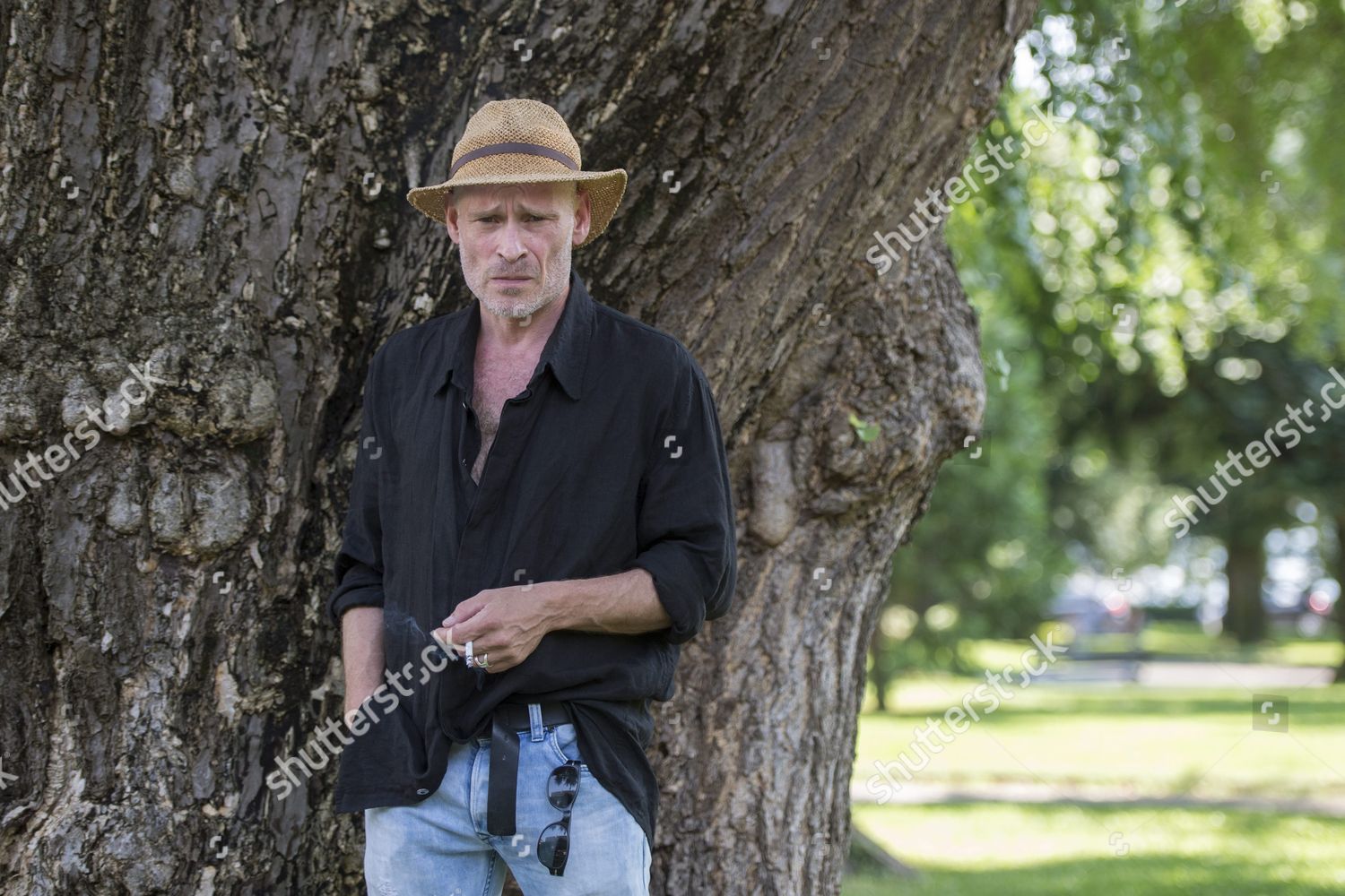 Austrian Actor Johannes Krisch Poses During Editorial Stock Photo ...