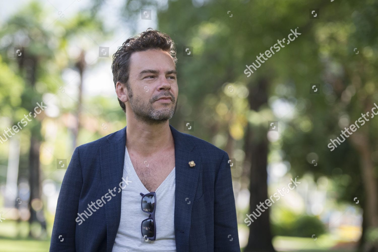 Dutch Actor Tom Dewispelaere Poses During Editorial Stock Photo - Stock ...