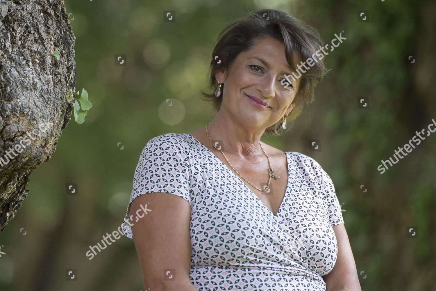 Dutch Actress Annet Malherbe Poses During Editorial Stock Photo - Stock ...
