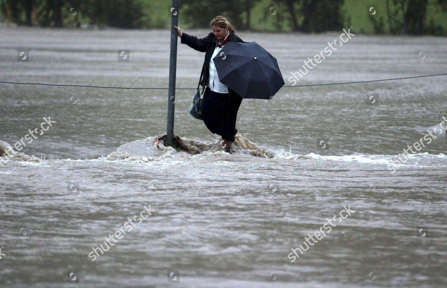 Montag 12 August 2002 Watet Eine Editorial Stock Photo - Stock Image ...