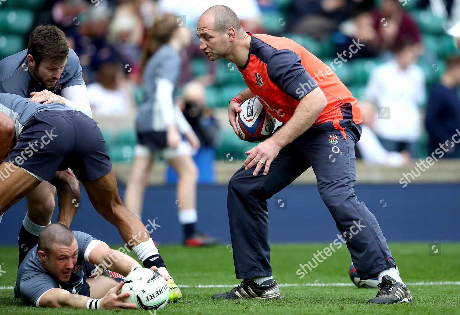 England Vs Scotland England Forwards Coach Editorial Stock Photo ...