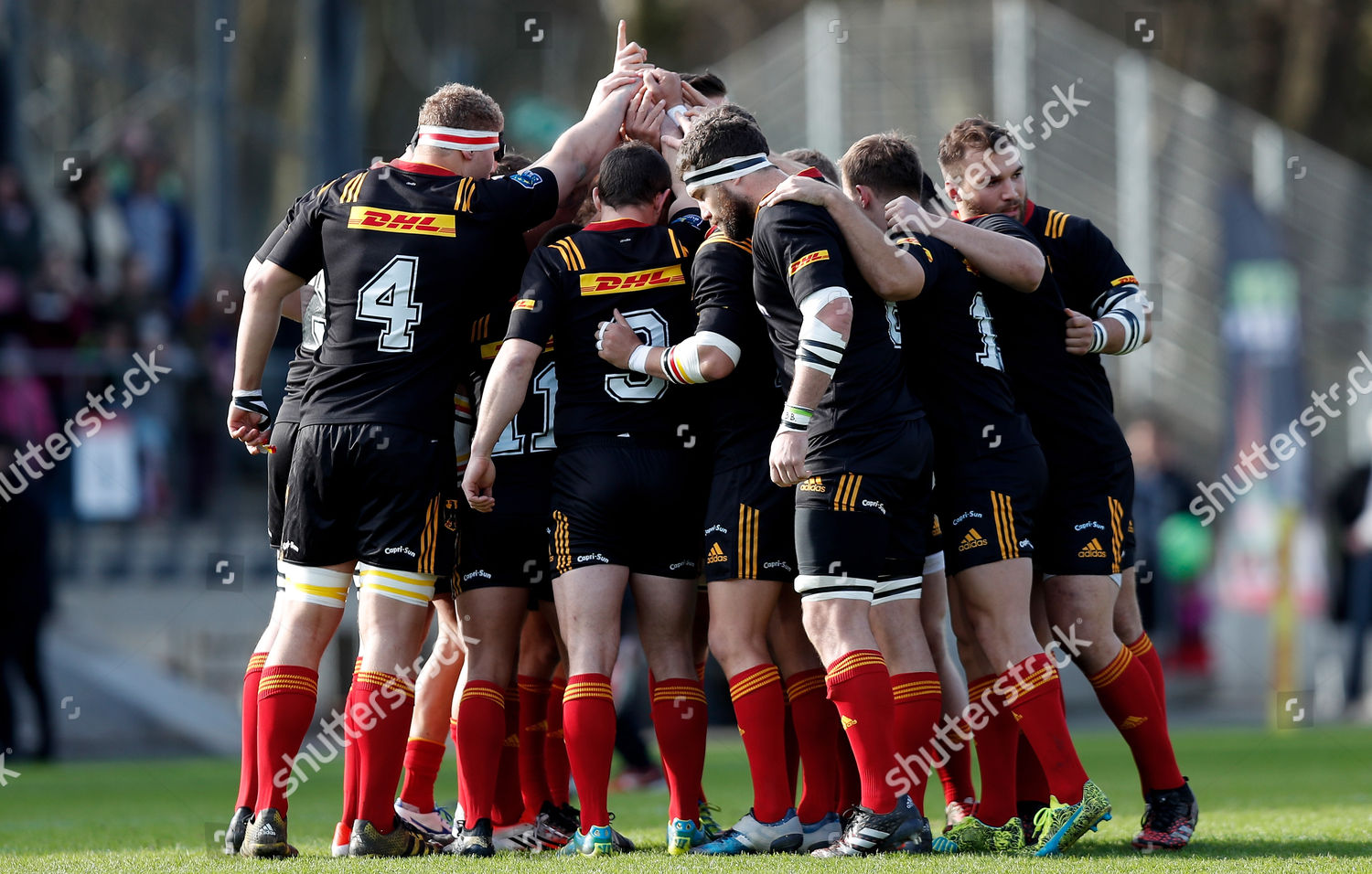 German Players Huddle Before Rugby Europe Editorial Stock Photo - Stock ...
