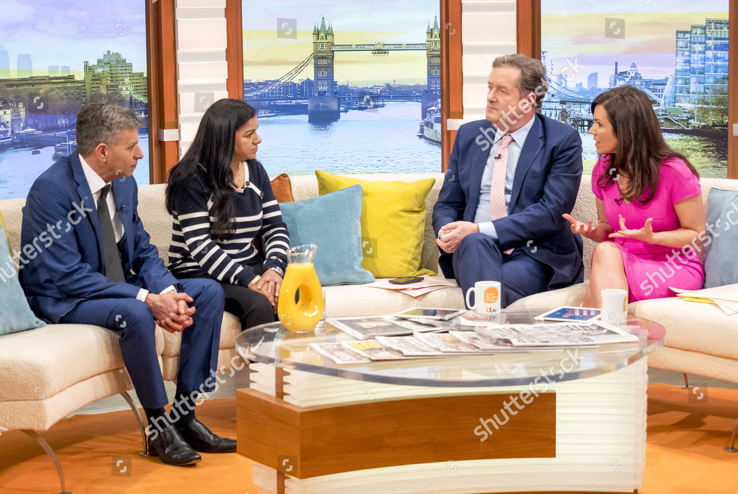 Sukhi Atwal Piers Morgan Susanna Reid Editorial Stock Photo - Stock ...