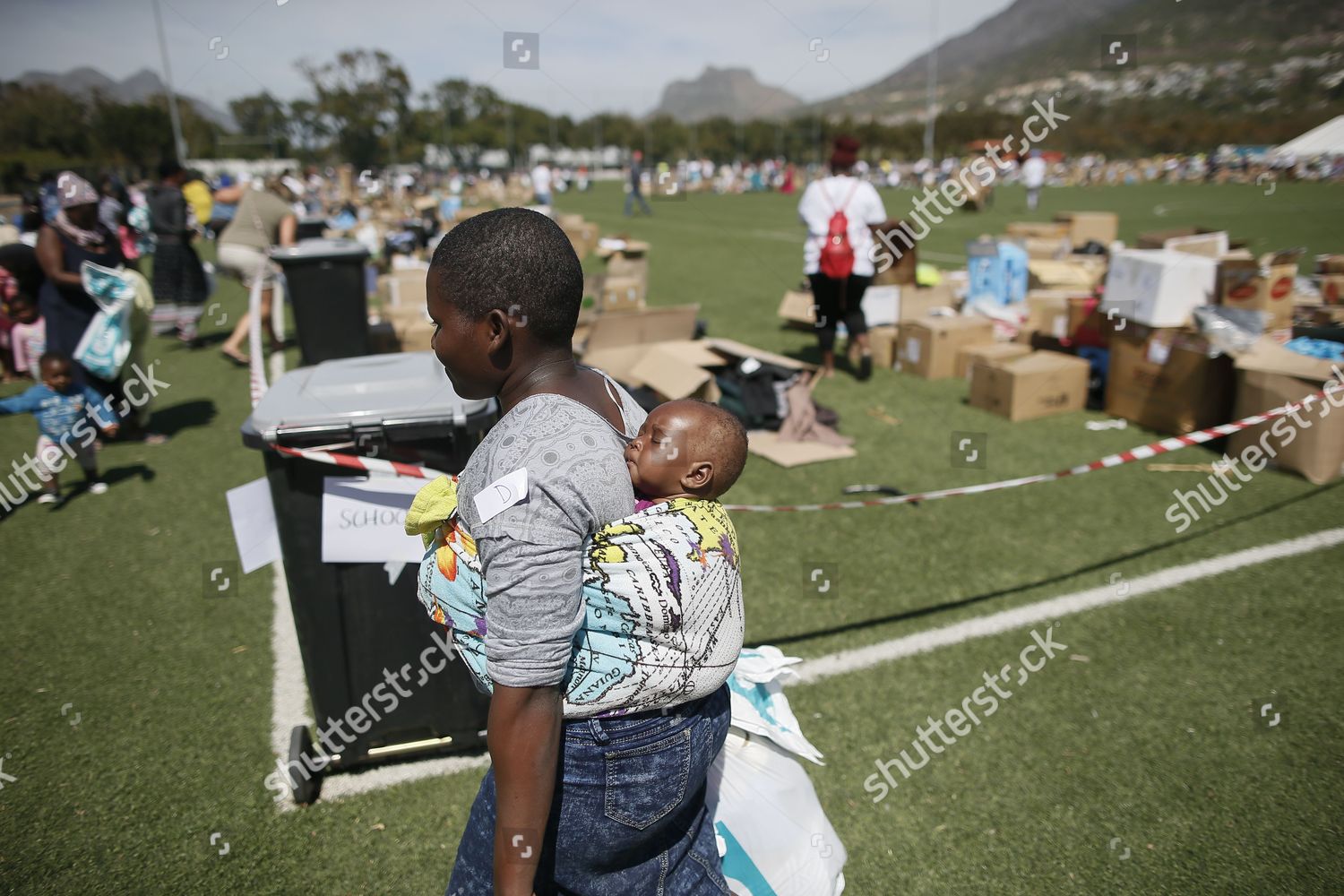 South African Victims Devastating Fire Mandela Editorial Stock Photo ...