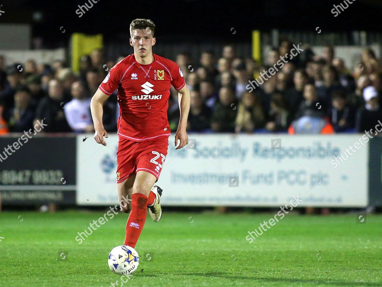Paul Downing Mk Dons During Afc Editorial Stock Photo - Stock Image ...