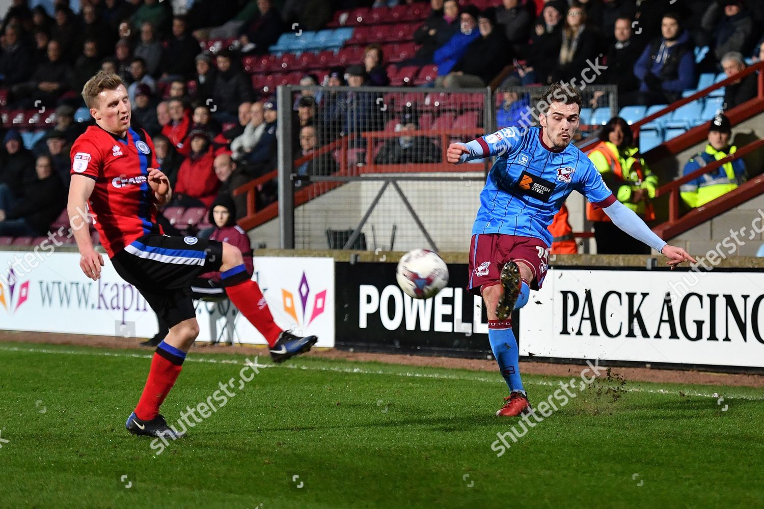 Scunthorpe United Defender Harry Toffolo 15 Editorial Stock Photo ...