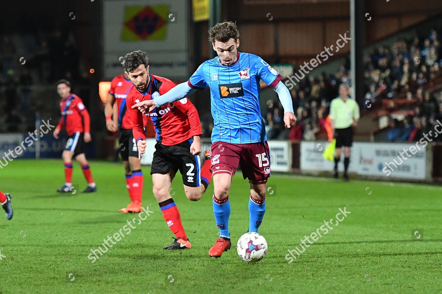Scunthorpe United Defender Harry Toffolo 15 Editorial Stock Photo ...