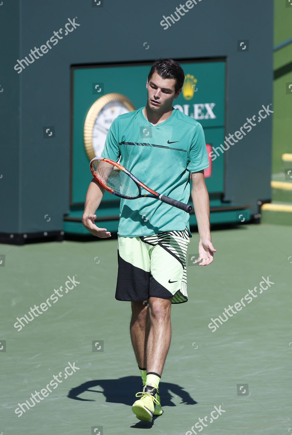 Taylor Fritz Throws His Racquet After Editorial Stock Photo - Stock ...