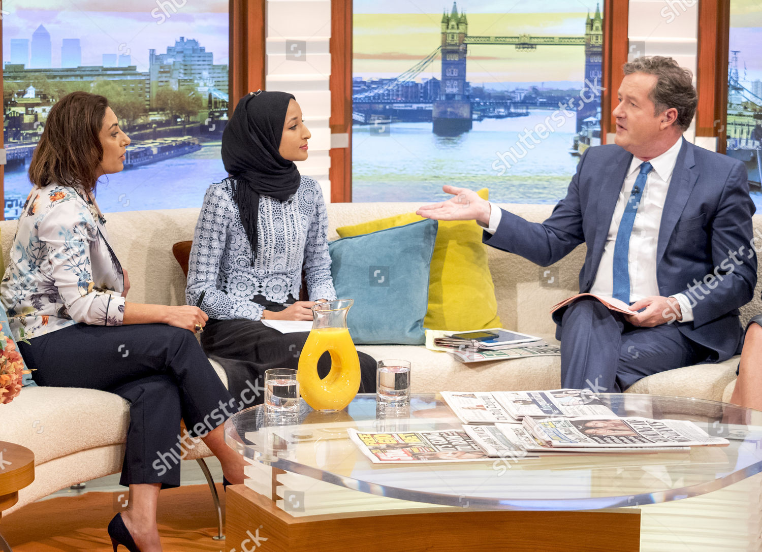 Saira Khan Hanna Yusuf Piers Morgan Editorial Stock Photo - Stock Image ...