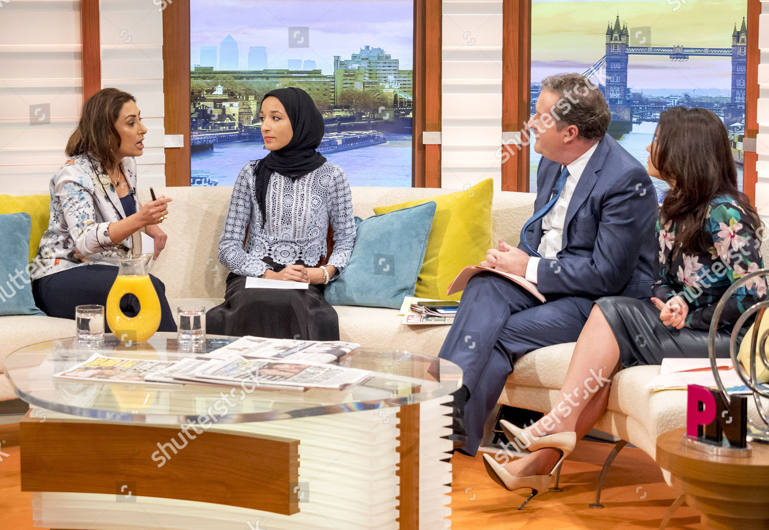 Saira Khan Hanna Yusuf Piers Morgan Editorial Stock Photo - Stock Image ...